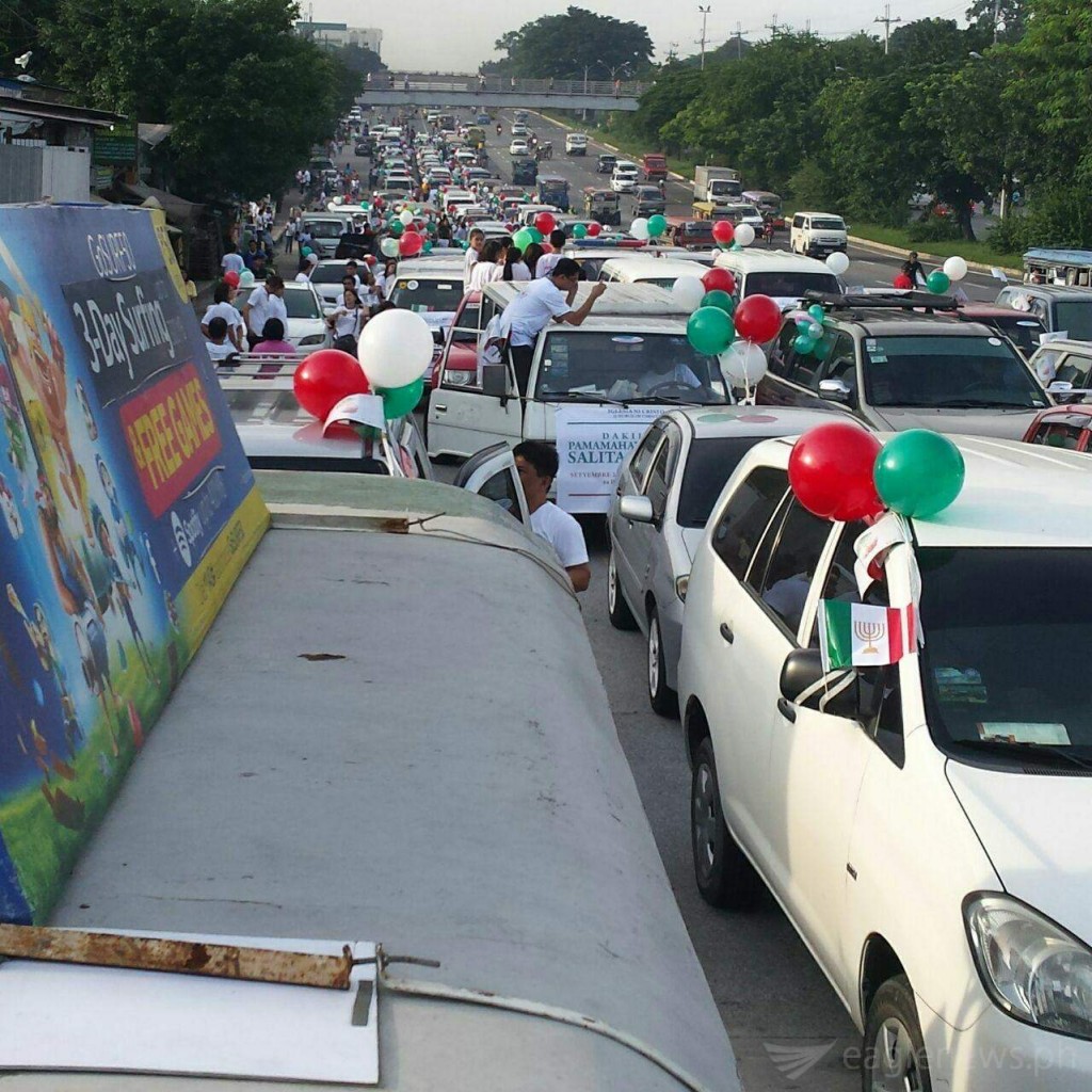 INC members conduct ,motorcade, ready for most intensive Bible exposition