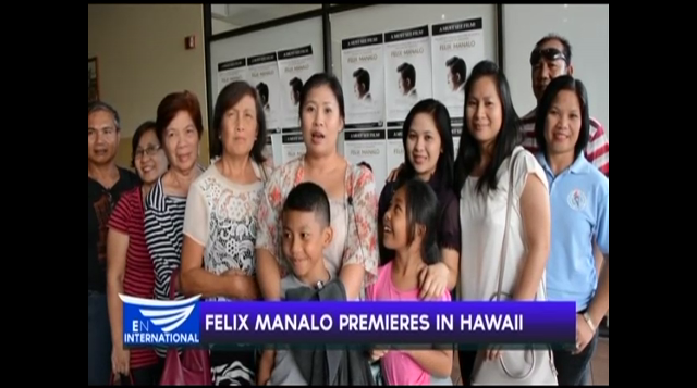 Felix Manalo premieres in Hawaii
