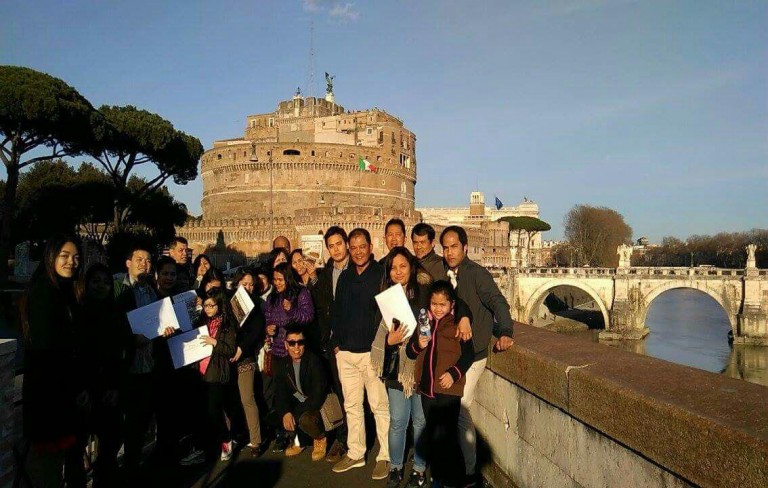 Pasugo drive in Rome, Italy