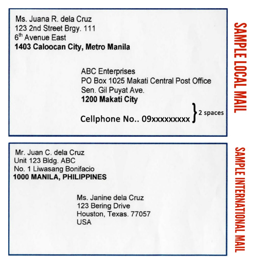 PHLpost mandates the mailing public to use the proper ZIP Codes