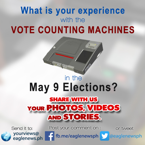 What is your experience with the vote counting machines during the May ...