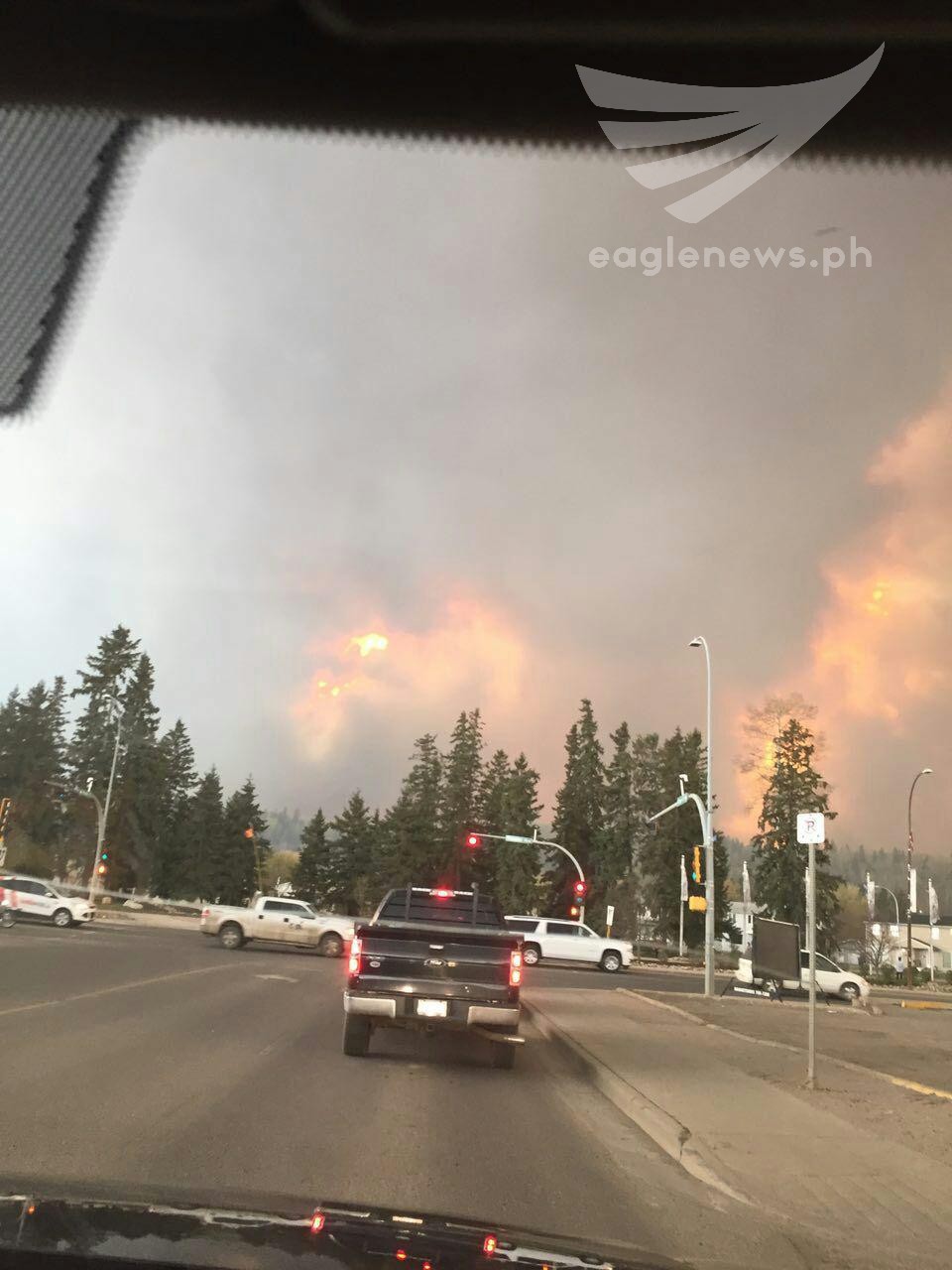 Canada wildfires cause panic
