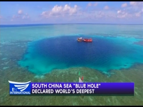 South China Sea "Blue Hole" declared world's deepest