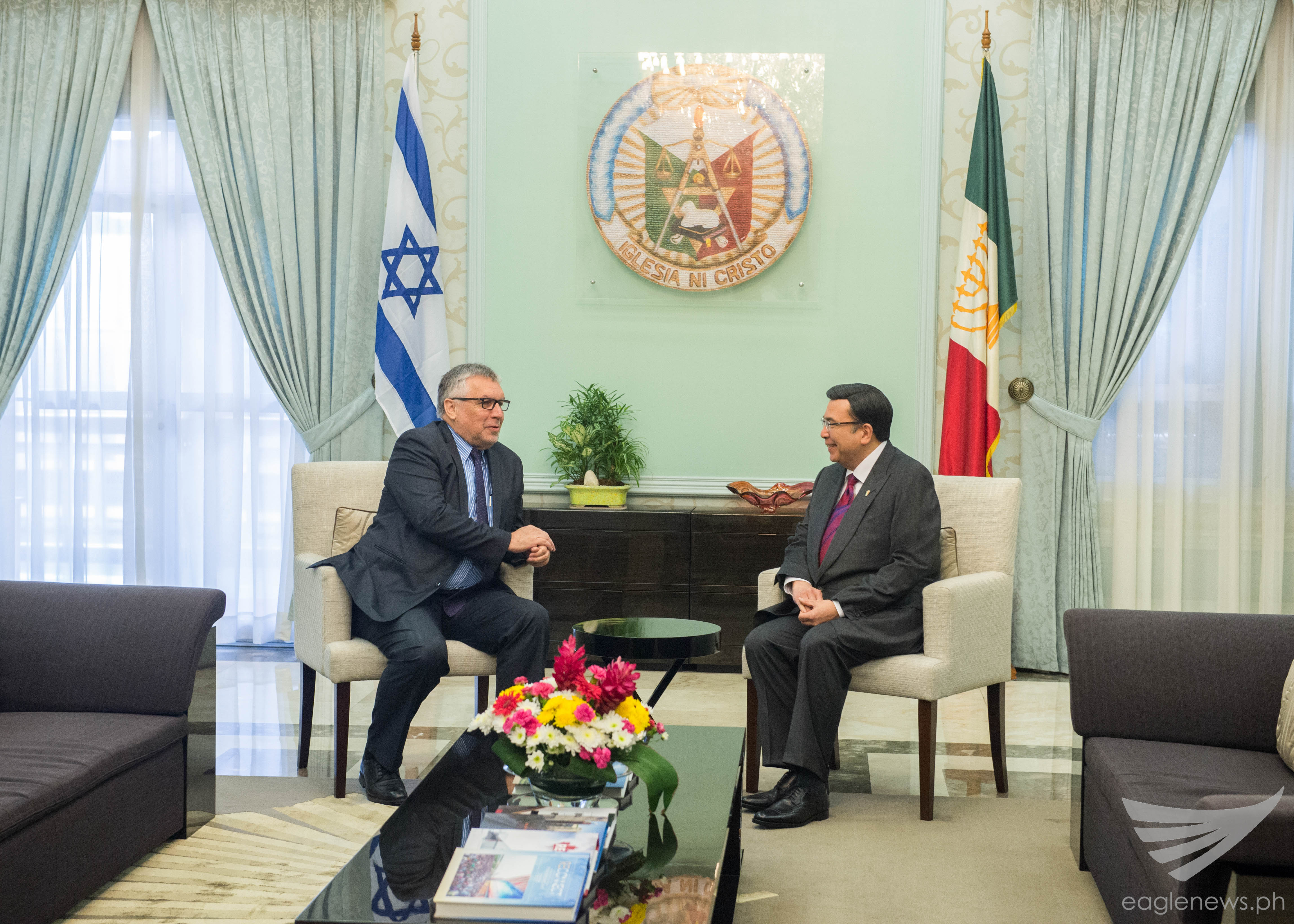 Israeli Ambassador visits INC Central Office