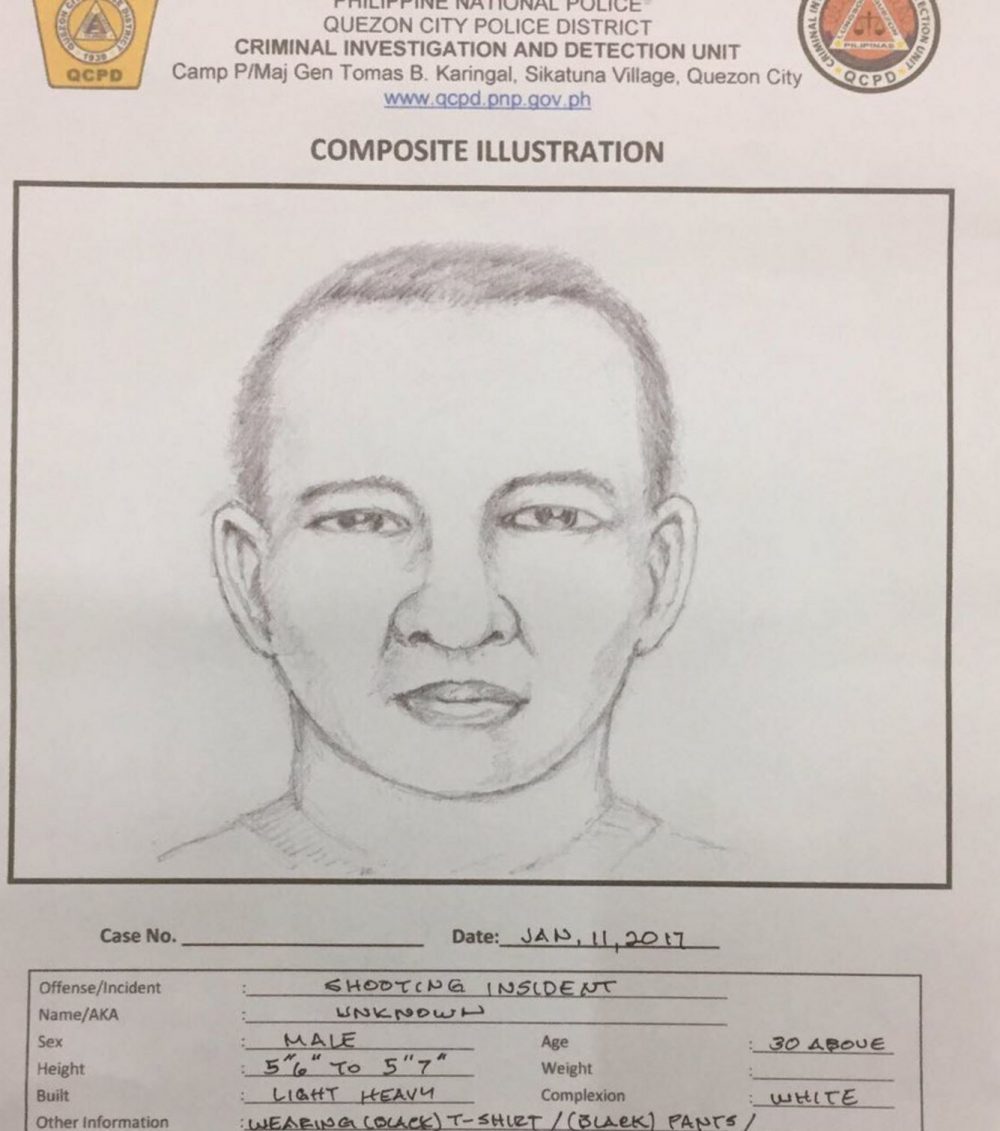 Police releases artist's sketch of suspect in QC prosecutor's slay