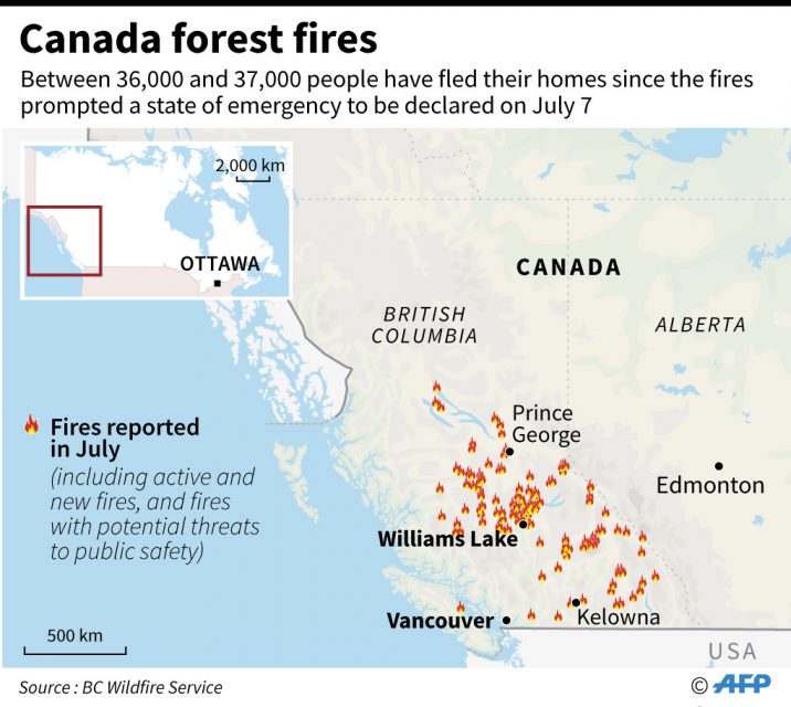 Canada fires drive thousands more out of their homes