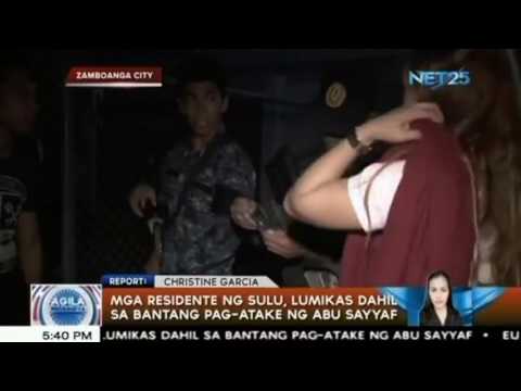 Mga residente ng Sulu, lumikas dahil sa bantang pag-atake ng Abu Sayyaf - Eagle News