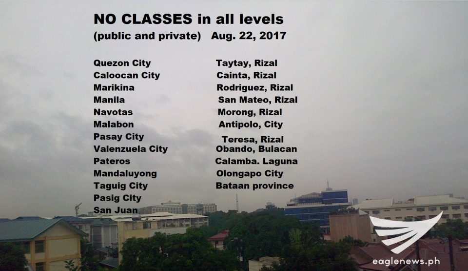 Updated: No classes in all levels, both public and private, in several ...