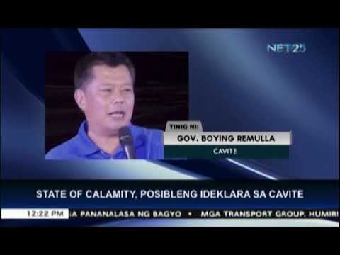 Cavite governor mulls declaration of state of calamity in province because of floods