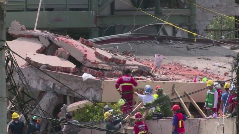 Collapse of Mexico school building captured in video - Eagle News