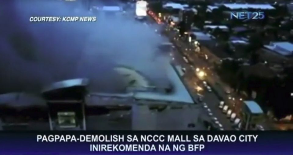 Pagpapa-demolish sa NCCC Mall sa Davao City inirekomenda na ng BFP ...