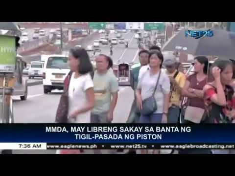 MMDA, may libreng sakay sa mga araw ng tigil-pasada ng PISTON sa susunod na linggo - Eagle News