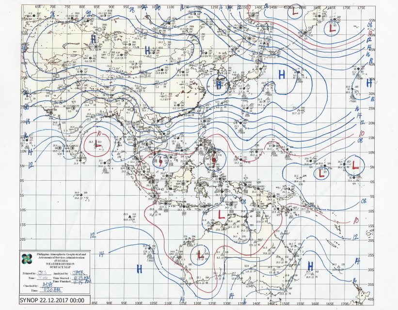 surface_map of severe Tropical storm 'Vinta' - Eagle News