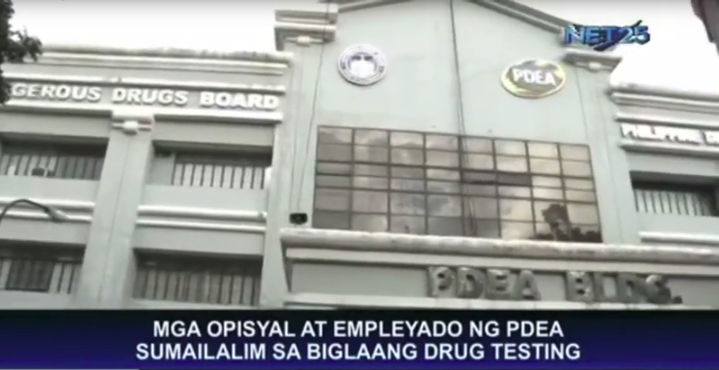 Mga opisyal at empleyado ng PDEA, sumailalim sa biglaang drug testing Mga opisyal at empleyado ng PDEA, sumailalim sa biglaang drug testing