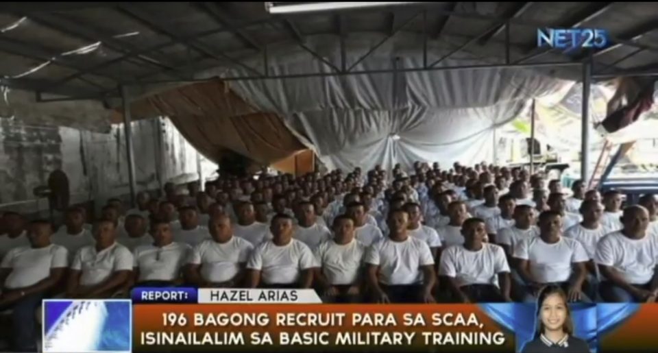 196 bagong recruit para sa scaa, isinailalim sa basic military training ...