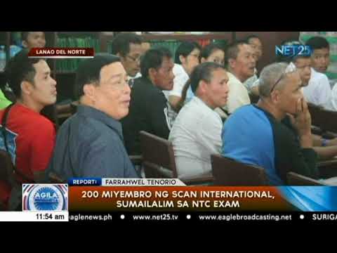 200 miyembro ng SCAN International, sumailalim sa NTC exam - Eagle News