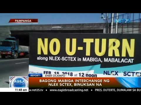 Bagong Mabiga interchange ng NLEX-SCTEX, binuksan na - Eagle News