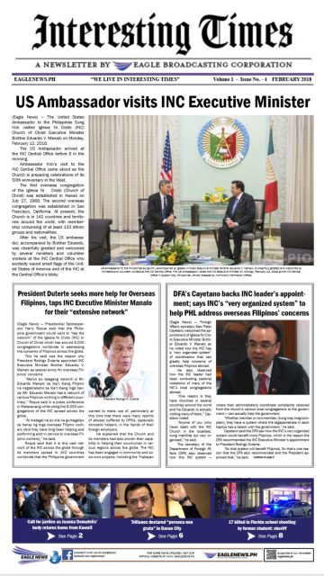 Interesting Times February 2018 issue (Vol. 1, Issue 4)
