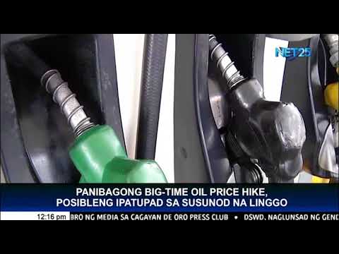 Panibagong big-time oil price hike, posibleng ipatupad sa susunod na linggo