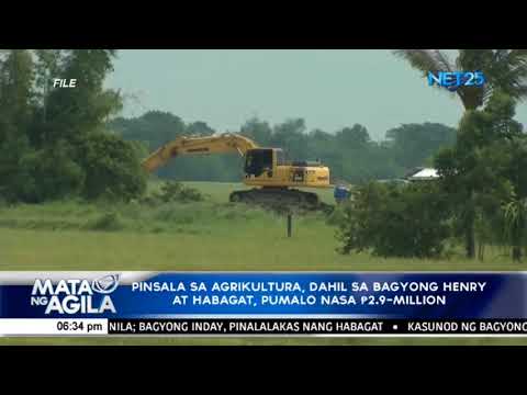 Pinsala sa agrikultura, dahil sa bagyong Henry at habagat, pumalo na sa P2.9-million