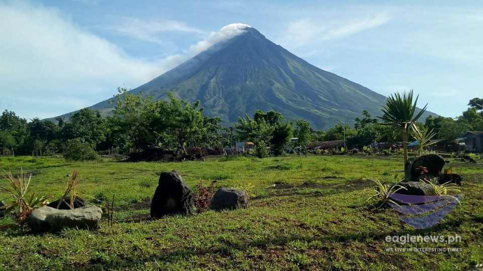 In photos: Mayon volcano continues to emit steam-laden plumes