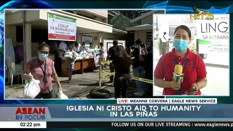 Iglesia Ni Cristo holds Lingap sa Mamamayan for typhoon “Ulysses ...