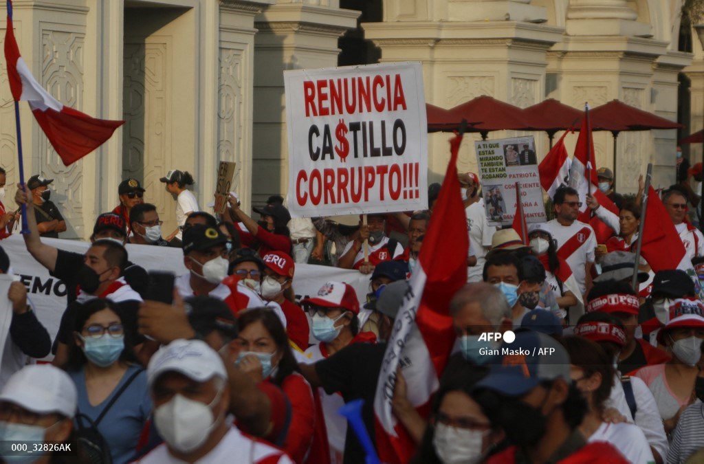 PERU-POLITICS-CASTILLO-PROTEST - Eagle News