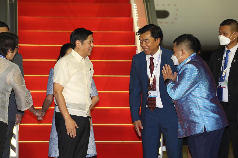President Marcos Jr. Arrives in Cambodia for the ASEAN summit