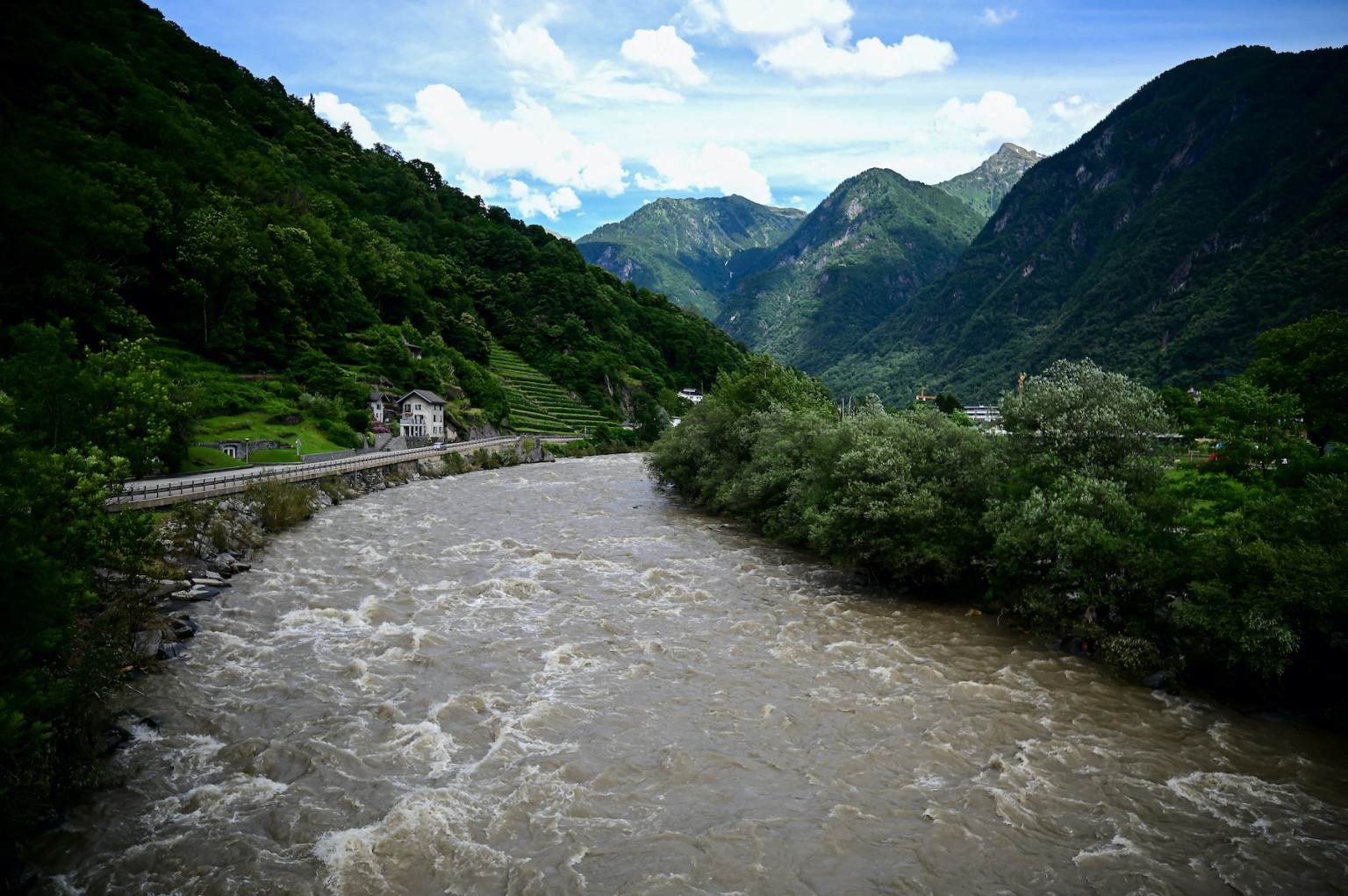 Three missing after heavy Swiss flooding