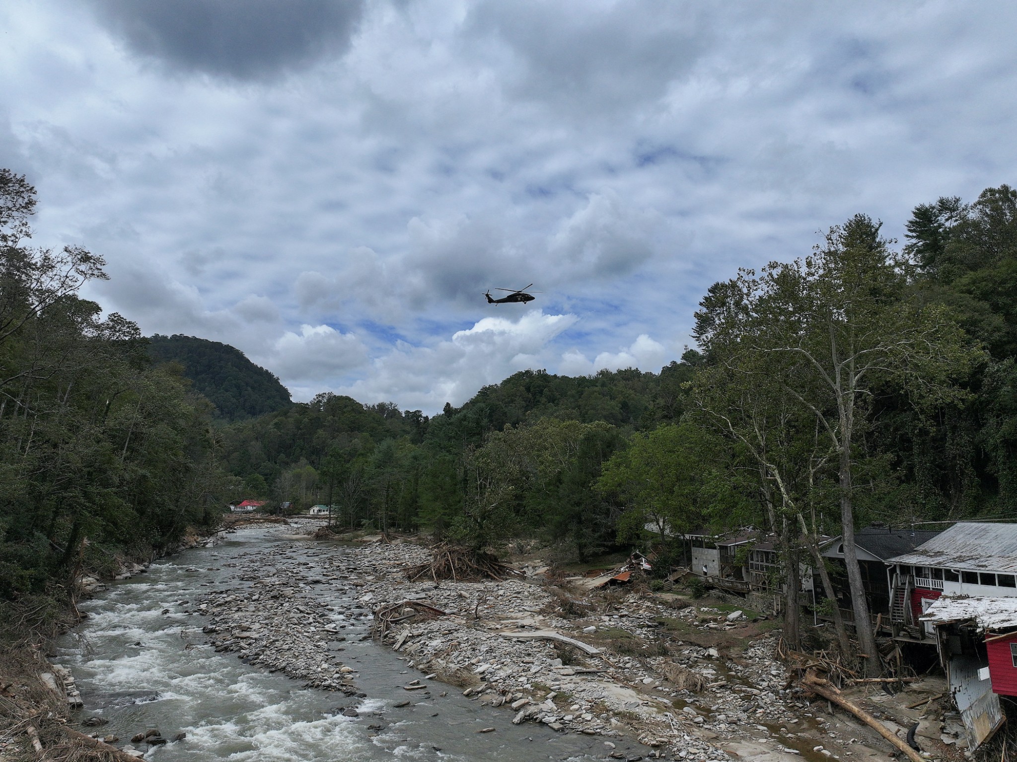North Carolina mounts massive search and rescue operation in wake of Helene